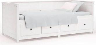 vidaXL vidaXL Tagesbett Wei&szlig; 90x190 cm Massivholz Kiefer