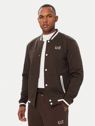 Emporio Armani Sweatshirt 7M002146 AF10377 U6027 Dunkelbraun Regular Fit