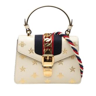 Gucci Sac Mini Sylvie Pre-owned - Femme - Pre-owned - Beige - Taille: ONE Size