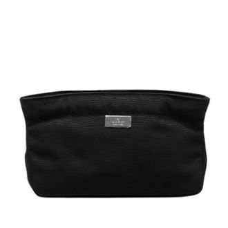 Gucci Pre-owned Nylon Pouch - - Pre-owned - Damen - Schwarzk - ONE SIZE