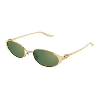 Cartier Panth&egrave;re Sonnenbrille - - Accessories - Damen - Gelb - 53 MM