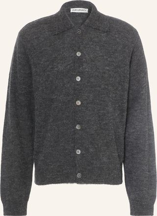 Our Legacy Our Legacy Strickjacke Mit Alpaka grau