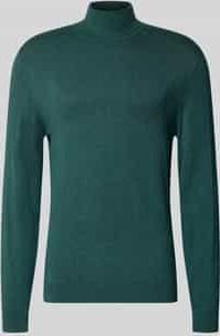 Mc Neal Slim Fit Rollkragenpullover aus Viskose-Mix