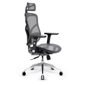 Diablo Diablo - Ergonomischer B&uuml;rostuhl Computerstuhl Chefsessel v-basic: schwarz-grau