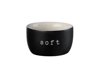ASA Eierbecher, Soft Hey! schwarz matt D. 5 cm, H. 3 cm