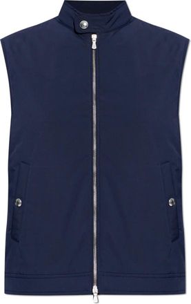 Eleventy Homme, Vestes, Bleu, Taille: L Veste sans manches isol&eacute;e &agrave; col montant