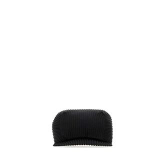 Issey Miyake Pleats Cap - - Accessories - Herren - Schwarzk - ONE SIZE