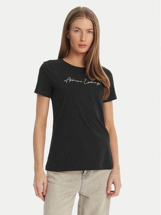 A|X Armani Exchange T-Shirt XW000839 AF10356 MC021 Schwarz Regular Fit