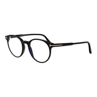 Tom Ford Blaue Block Rund Optisch - - Accessories - Herren - Schwarzk - 49 MM
