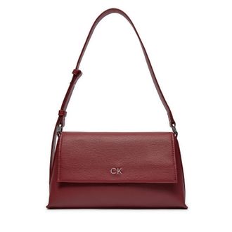 Calvin Klein Handtasche Calvin Klein Ck Daily Shoulder Bag Pebble K60K612139 Dunkelrot
