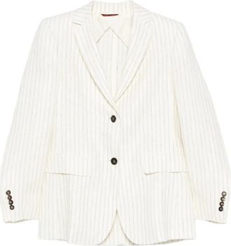 Max Mara Femme, Vestes, Blanc, Taille: 40 FR Blazer