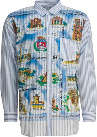 Comme Des Gar&ccedil;ons Homme, Chemises, Multicolore, Taille: XL Fp-B015-W25 1 Stripe/Mix