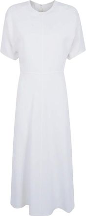 Victoria Beckham Femme, Robes, Blanc, Taille: 34 FR Midi Robes