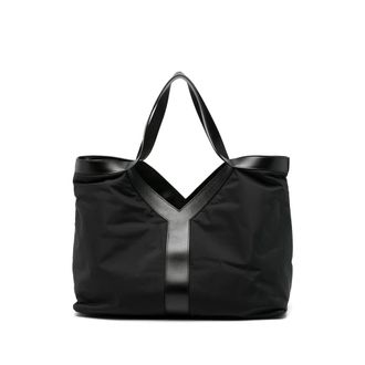 Saint Laurent Leather-trim Tote Bag