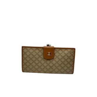 Celine Portefeuille Vintage Pre-owned - Femme - Pre-owned - Beige - Taille: ONE Size