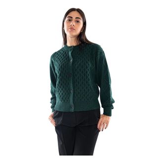 Levi's Charlotte Crewneck Cardigan - - Knitwear - Damen - Gr&uuml;n - M
