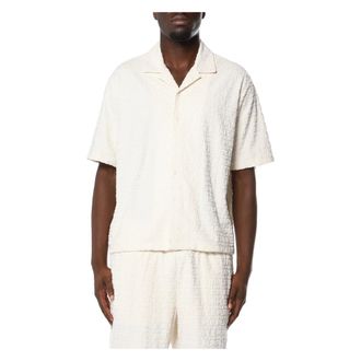 Purple Homme, Chemises, Blanc, Taille: XL Chemise Jacquard &Eacute;ponge