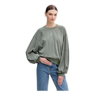 Guess Damen, Sweatshirts & Hoodies, Gr&uuml;n, XLGr&ouml;&szlig;e