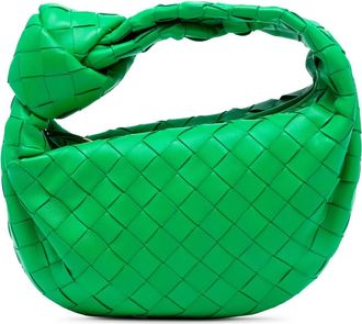 Bottega Veneta Hobo Bags - Mini Nappa Intrecciato Jodie - Gr. unisize - in Gr&uuml;n - f&uuml;r Damen