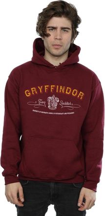 Harry Potter Gryffindor Quidditch Kapuzenpullover f&uuml;r Herren (Burgunderrot)