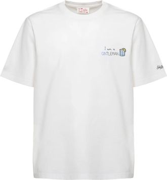Saint Barth Homme, Tops, Blanc, Taille: S Portofino T-Shirt