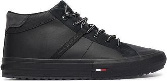 Tommy Hilfiger Sneakers Harlem Street Cleat Winter FM0FM05954 Schwarz