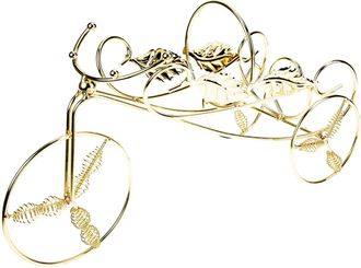 DOITOOL Dekoratives Weinregal aus Eisen Vintage Dreirad Weinhalter f&uuml;r Innen und Au&szlig;en Robustes Weinlagerregal als Heimdeko und Geschenk