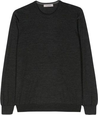 La Fileria Pull en Laine Vierge - Homme - Pulls - Gris - Taille: 4XL
