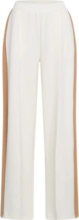 Marc Aurel Femme, Pantalons, Blanc, Taille: 36 FR Pantalon de surv&ecirc;tement blanc cass&eacute; de style sportif avec accent ray&eacute;