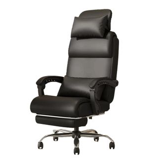 Generic Ergonomischer B&uuml;rostuhl, B&uuml;rostuhl mit hoher R&uuml;ckenlehne, gepolsterter Fu&szlig;st&uuml;tze und Neigefunktion, drehbarer und Verstellbarer Schreibtischstuhl