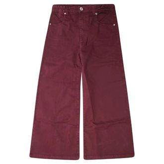 Dixie Pantalone Flare - - Trousers - Damen - Rot - 2XL