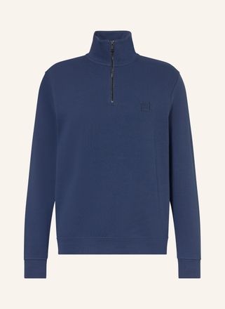 HUGO BOSS Sweat-Troyer Zetrust blau