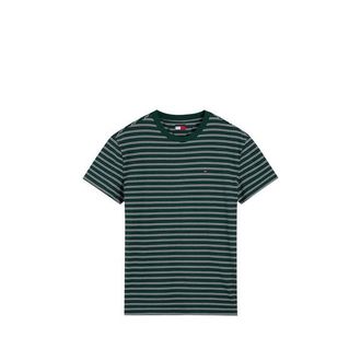 Tommy Hilfiger T-shirt droit &agrave; rayures en coton