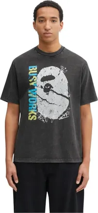 A Bathing Ape A Bathing Ape, Homme, Tops, Gris, Taille: XL T-shirt Teint en Pi&egrave;ce