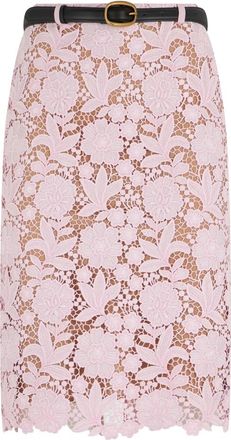 Self Portrait Femme, Jupes, Rose, Taille: 36 FR Skirts