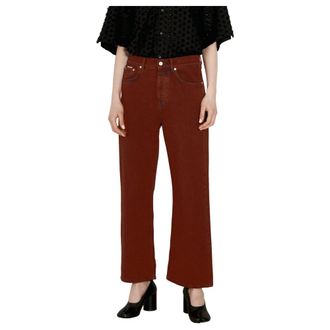 Eytys Karmesinrote Gef&auml;rbte Jeans - - Jeans - Damen - Rot - W24