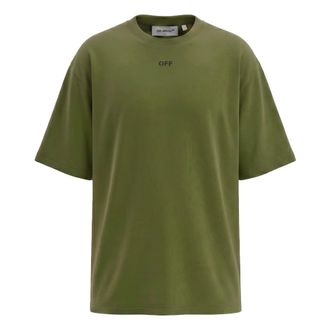 Off-white Homme, Tops, Vert, Taille: XS T-shirt oversize