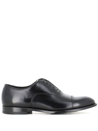 Doucal's chaussures oxford en cuir - Noir