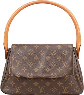 Louis Vuitton Crossbody Bags - Louis Vuitton Canvas Monogram Looping PM Shoulder - Gr. unisize - in Braun - f&uuml;r Damen
