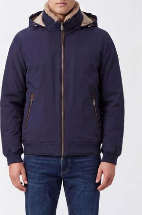 Brunello Cucinelli Daunenjacke aus Stretch-Nylon mit abnehmbarer Kapuze