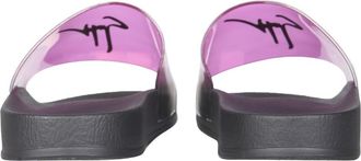Giuseppe Zanotti Logo PVC Slide Sandals - Pink