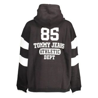 Tommy Hilfiger Striped Cotton-Blend Hoodie - Black