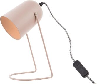 Leitmotiv Table lamp Enchant Steel matt Soft pink H. 30cm, D. 18cm, Excl. E14, Max. 40W