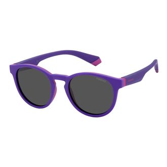 Polaroid unisex, Accessoires, Violet, Taille: 45 MM Lunettes de soleil Junior Violet/Gris