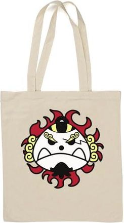 Generic Anime 220 Sac fourre-tout en coton naturel Blanc