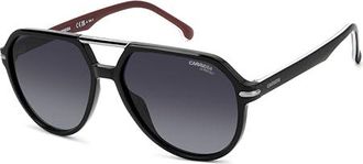 Carrera Lunettes de Soleil 315/S BLACK BURGUNDY/DARK GREY SHADED 58/15/145 homme