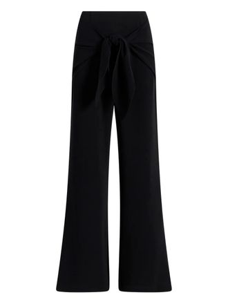 Cinq à Sept pantalon à taille nouée - Noir