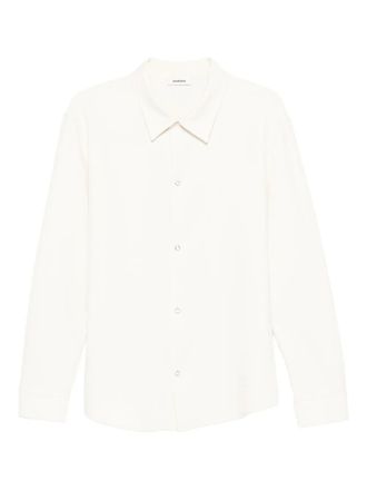 Sandro chemise &agrave; fermeture boutonn&eacute;e - Tons neutres