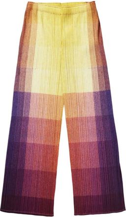 Issey Miyake Femme, Pantalons, Multicolore, Taille: 44 FR Wide Pantalons