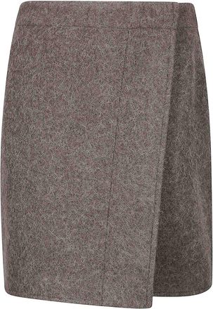 Christophe Lemaire Jupe Midi - Taupe